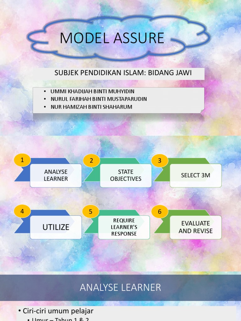 Perkaitan Projek Dengan Model Assure | PDF | Pengembangan Diri