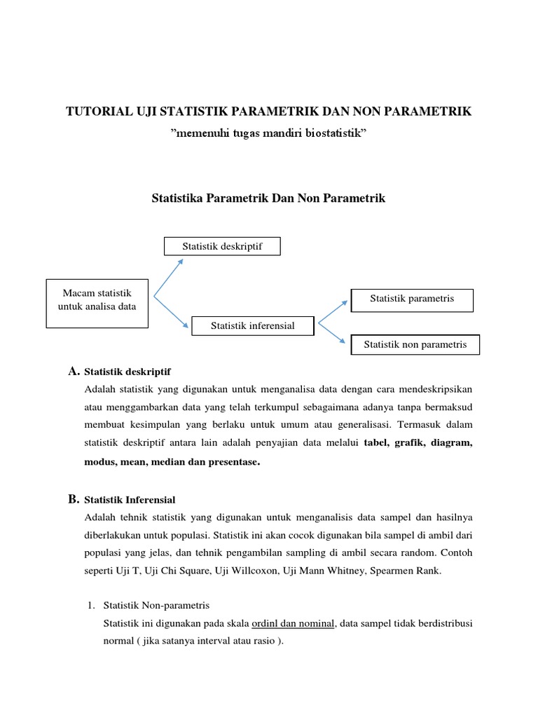 Statistika Parametrik Dan Non Parametrik | PDF