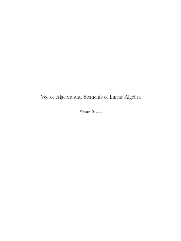 Linear Algebra 03 | PDF | Linear Algebra | Linear Map