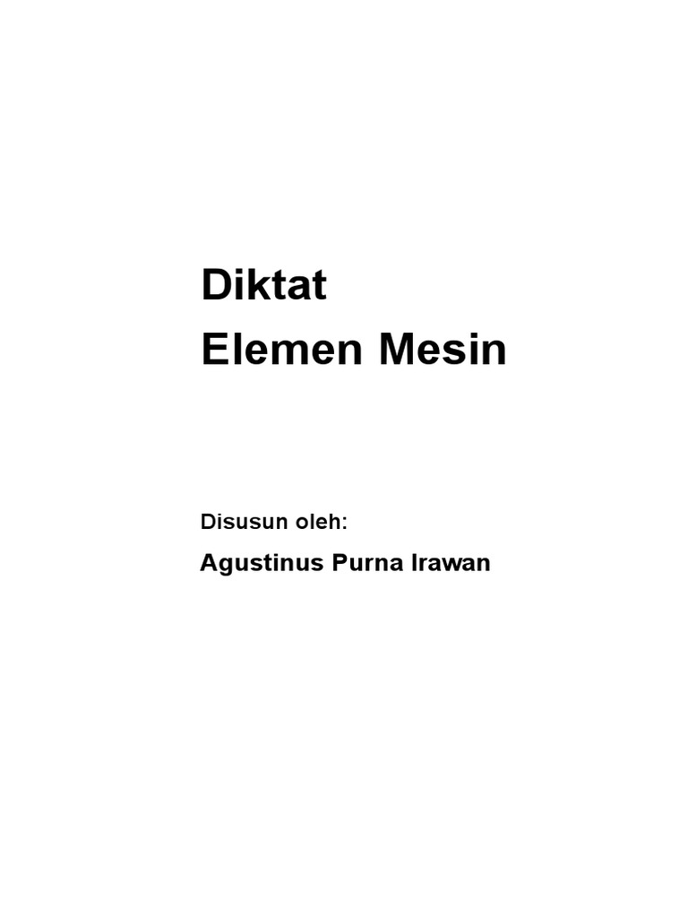 Elemen Mesin | PDF