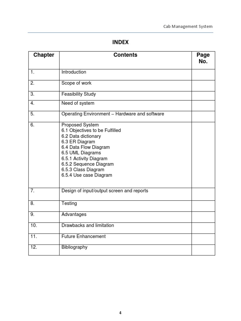 Cab Management System | PDF | Feasibility Study | Control Flow