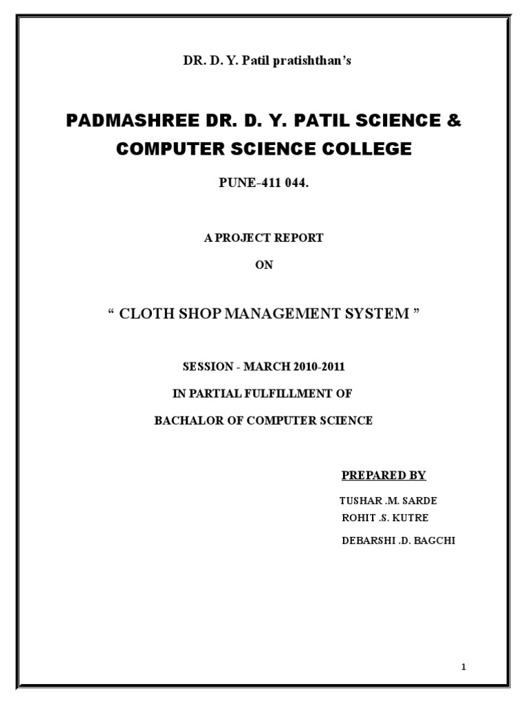 Padmashree Dr. D. Y. Patil Science & Computer Science College | PDF | Databases | Usability
