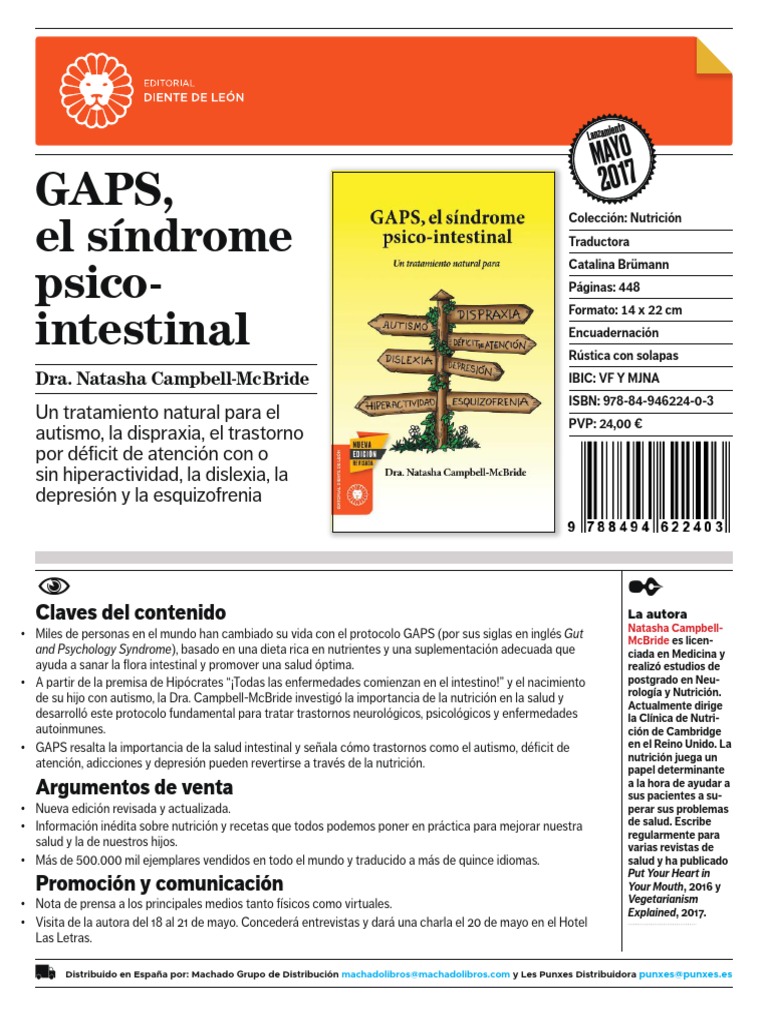 DDL Ficha Libro GAPS-min | PDF | Espectro autista | Depresión (estado de ánimo)