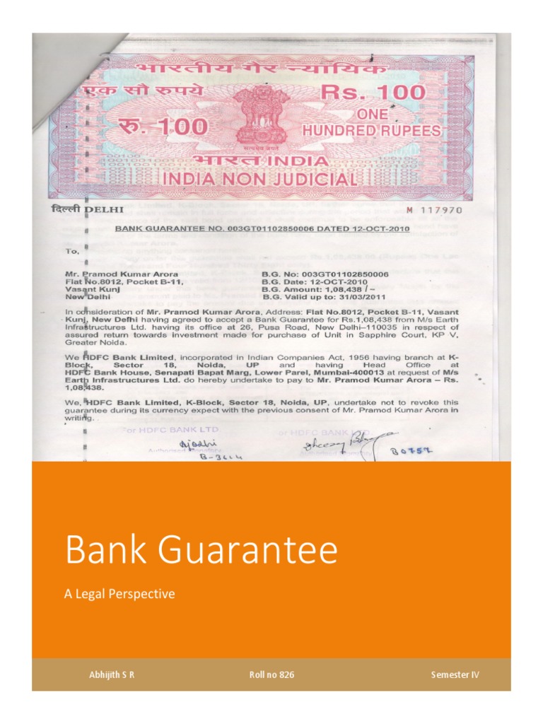 Understanding Bank Guarantees in India | PDF | Guarantee | Letter Of Credit