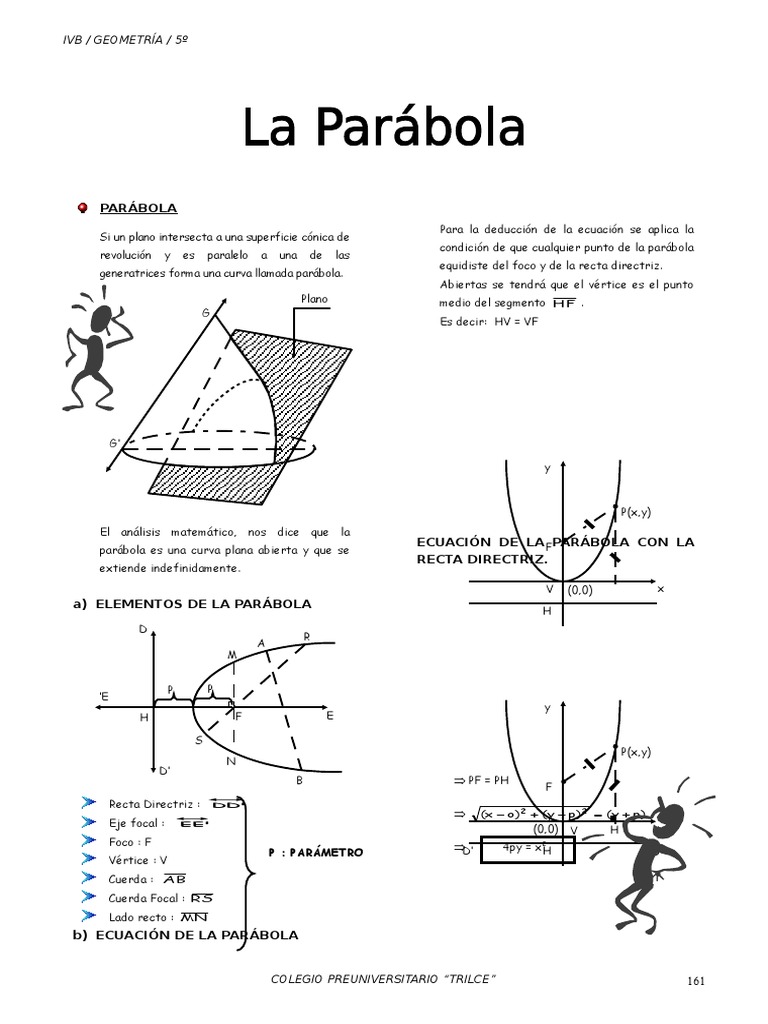 Parábola | PDF | René Descartes | Objetos matemáticos