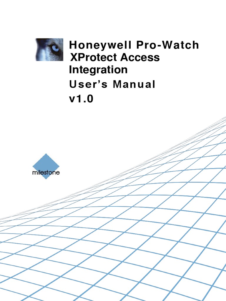 Honeywell Pro-Watch XProtect Access Integration User's Manual | PDF ...