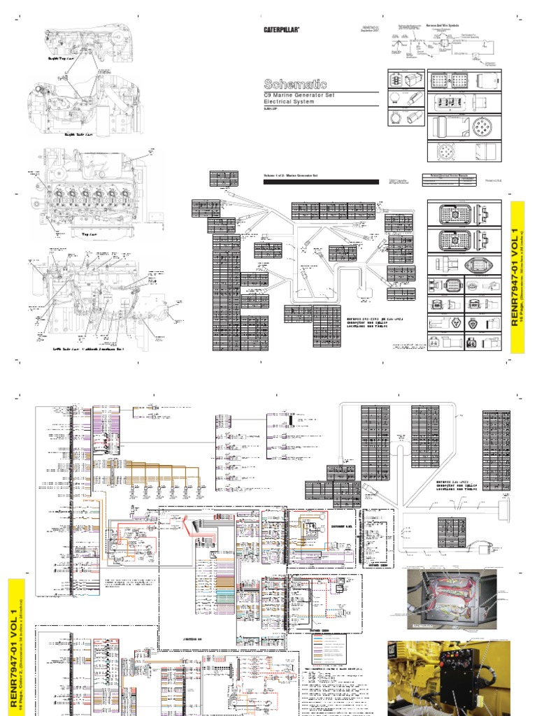 Caterpillar C9 Schematic PDF | PDF | Fuel Injection | Electrical Connector
