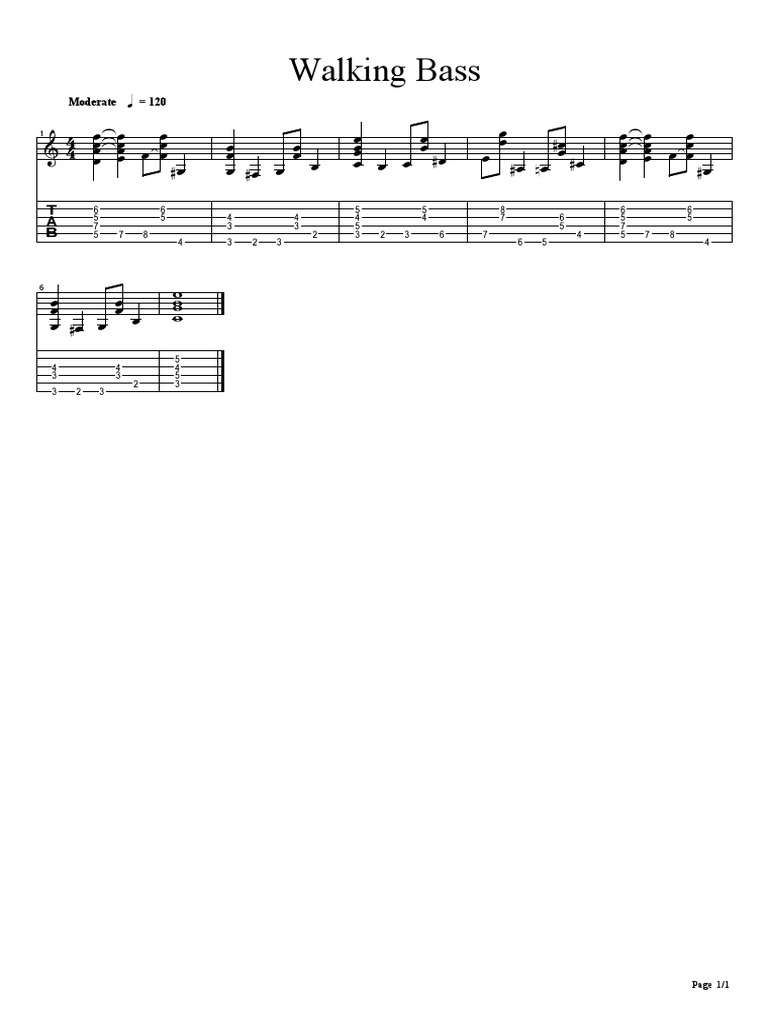 Walking Bass | PDF