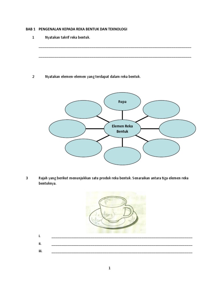Bab 1 Pengenalan RBT - Latihan | PDF