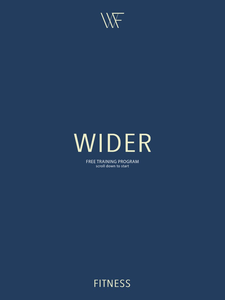 Jorrick Wieten's Free Training Guide | PDF | Weight Training | Aerobic ...