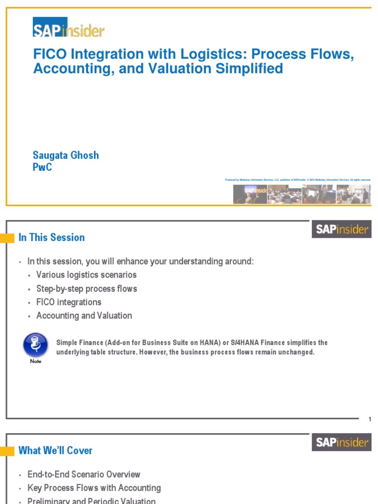 FICO Integration With Logistics: Process Flows, Accounting, and ...