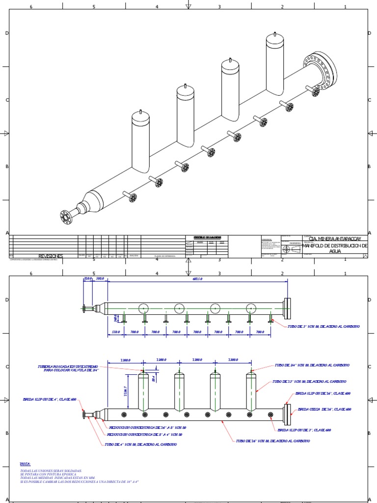 Plano de Manifold | PDF
