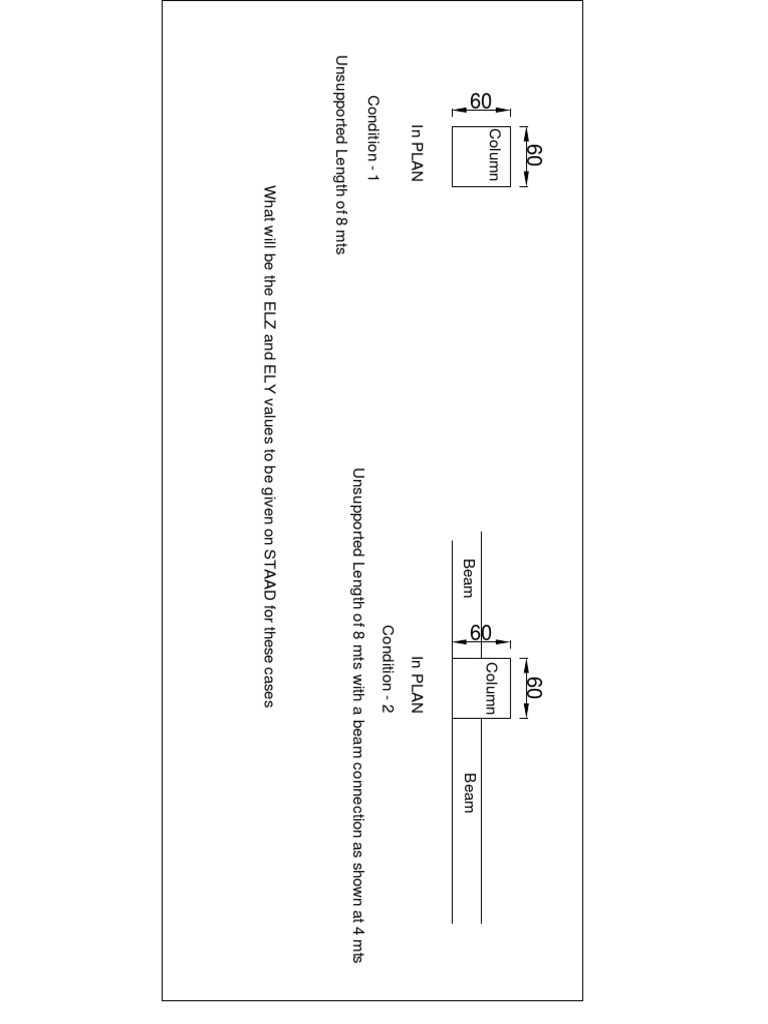 Ely & Elz in Staad Model | PDF