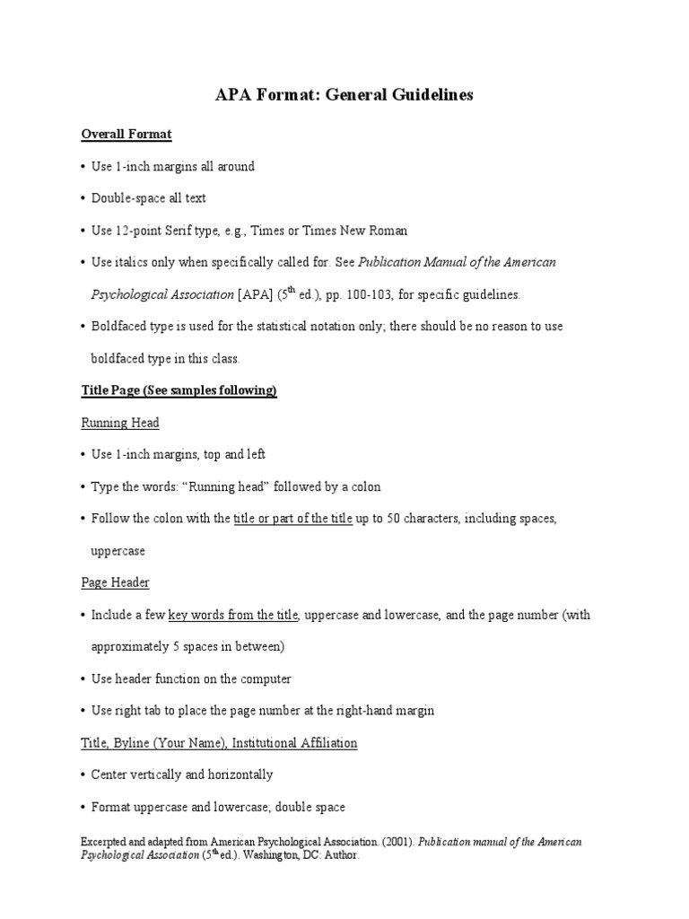 Apa Format | PDF | Citation | Paragraph