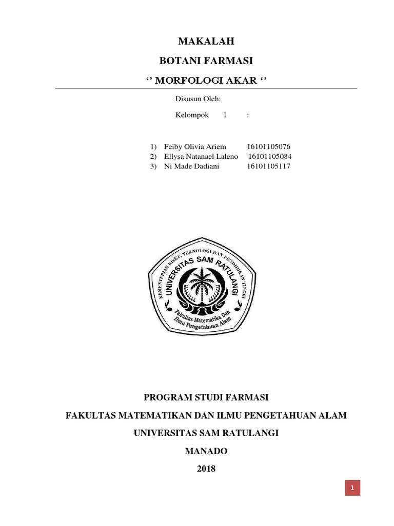 Morfologi Akar Tumbuhan | PDF