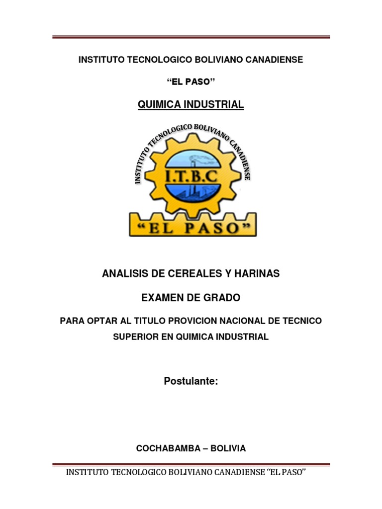 Caratula para Examen de Grado | PDF