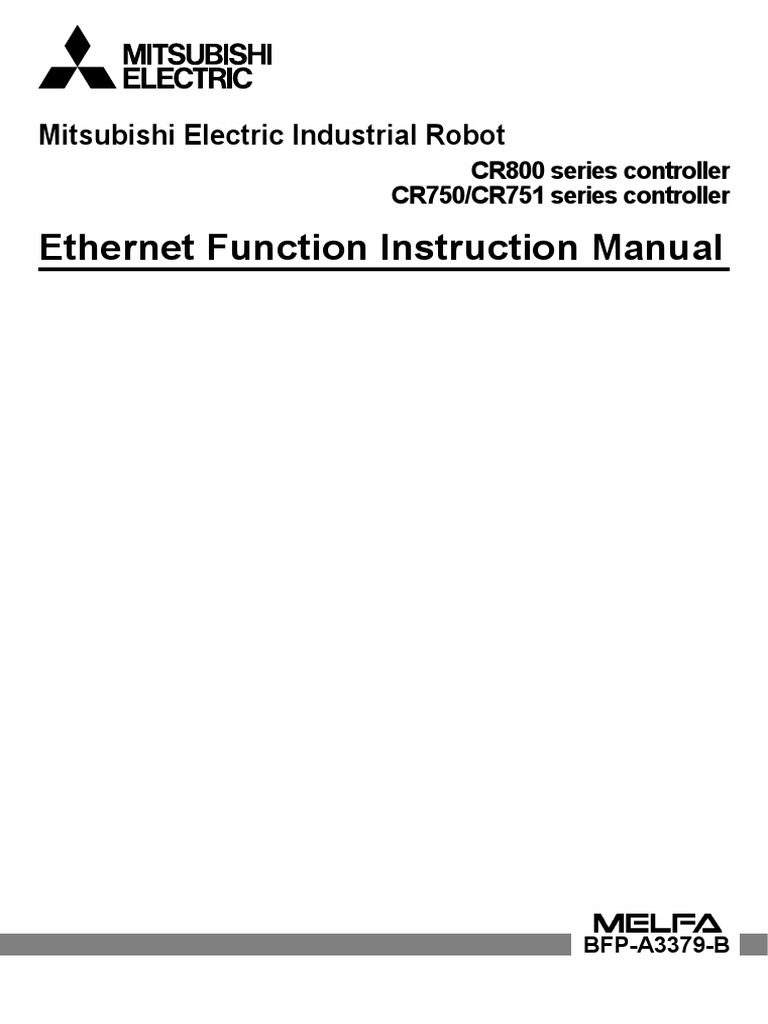 CR750, CR751, CR800 - Instruction Manual (Ethernet Function) BFP-A3379-B (11.17) | PDF ...