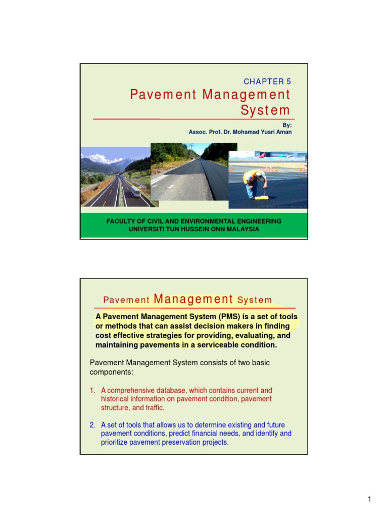 Pavement Management System | PDF | Road Surface | Business