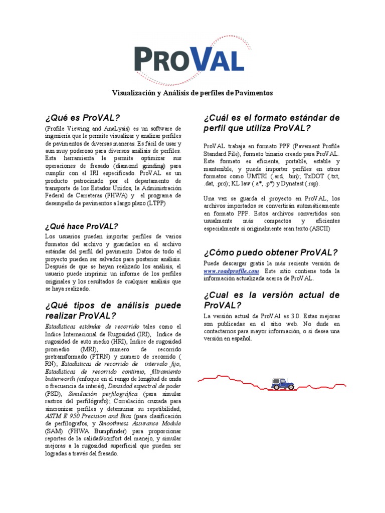 Introducción a ProVAL: Software de Pavimentos | PDF | Archivo de ...