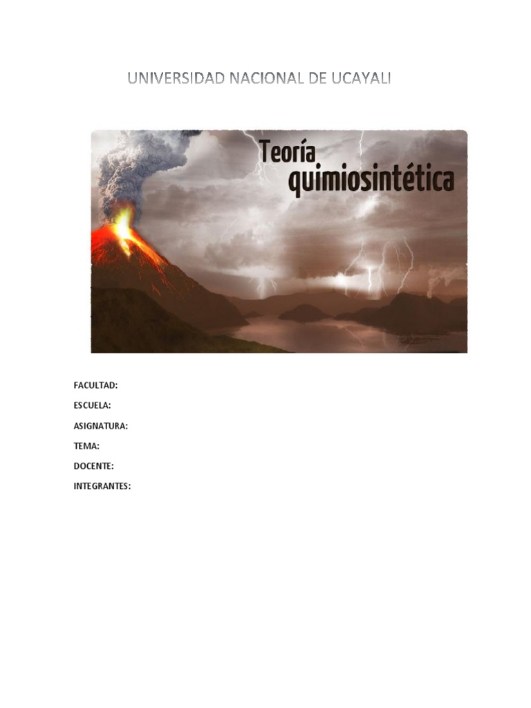 Quimiosintética | PDF | Vida | Organismos