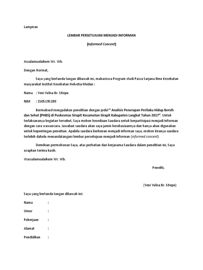 Informed Concern | PDF