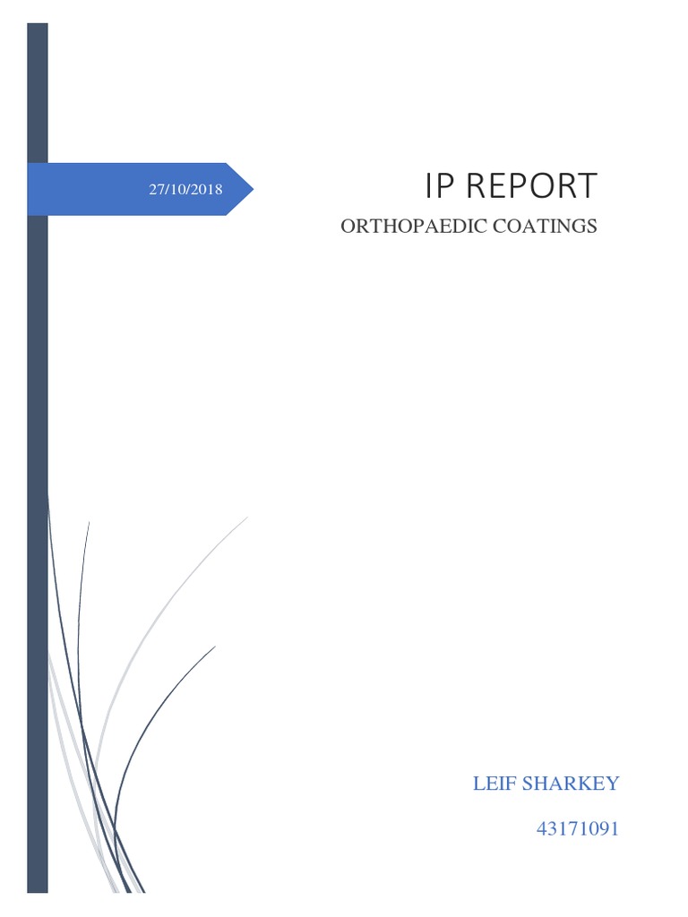 Chee4305 Ip Report | PDF | Intellectual Property | Patent Application