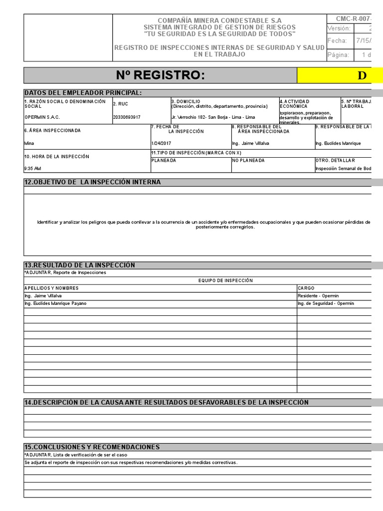 Formato Check List Epp | PDF | Naturaleza