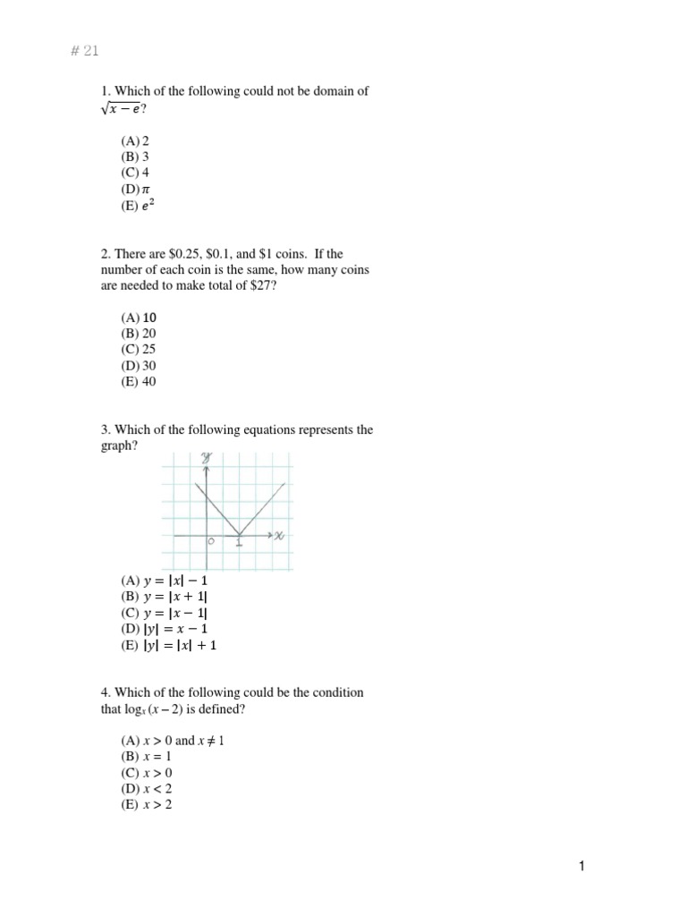 SAT Level 2 Practice Test 15 | PDF | Sphere | Circle