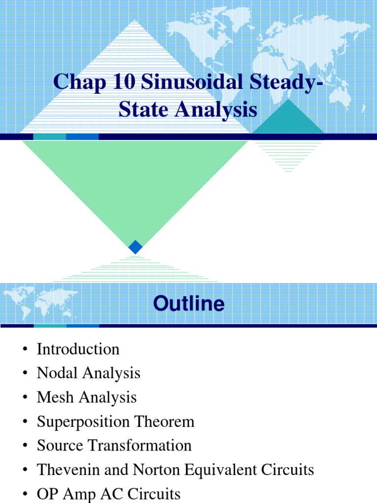 Chap 10 Sinusoidal Steady-State Analysis - Rev | PDF | Electrical ...