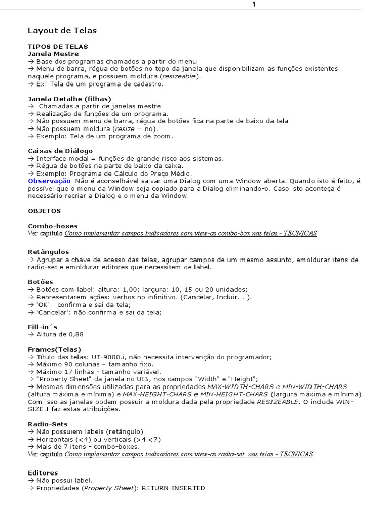 Apostila - Datasul - Programando Progress - Grafico 1 | PDF | Janela (informática) | Áreas de ...