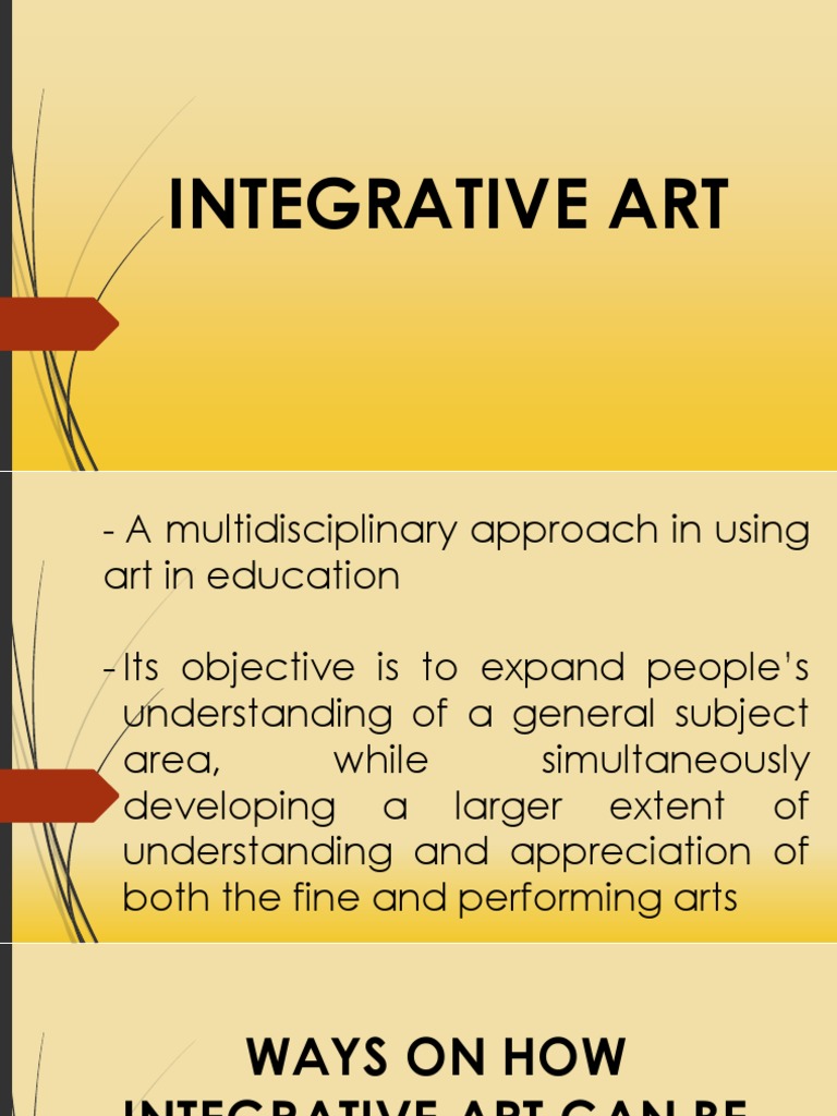 Integrative Art in Contemporary Education | PDF | New Media | Mass Media