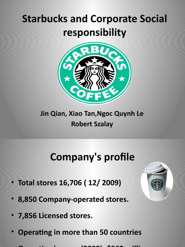 Starbucks and Corporate Social Responsibility | PDF | Starbucks | Recycling