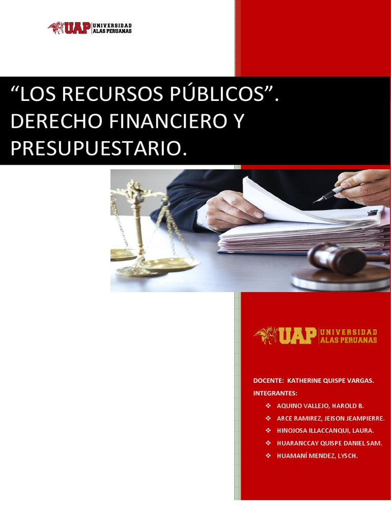 Recursos Públicos en Derecho Financiero | PDF | Estado (política ...