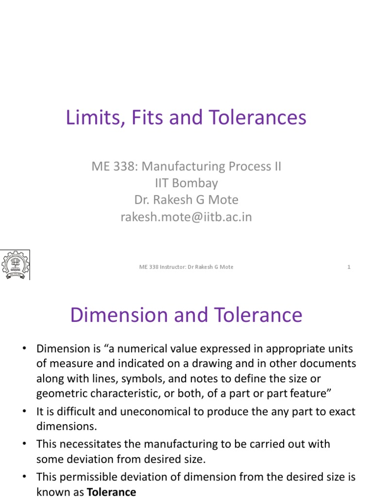 2 Limits Fits Tolerances | Engineering Tolerance | Metalworking