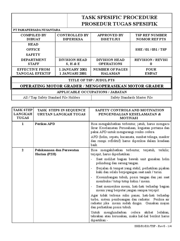 Motor Grader Operating | PDF