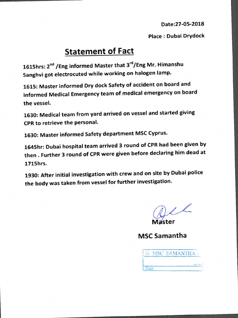 Master's Statement | PDF