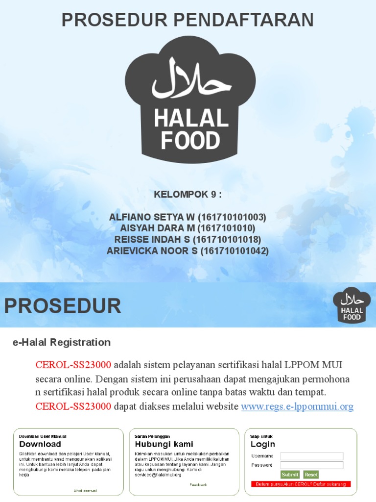 Halal Food PowerPoint Templates Standard | PDF