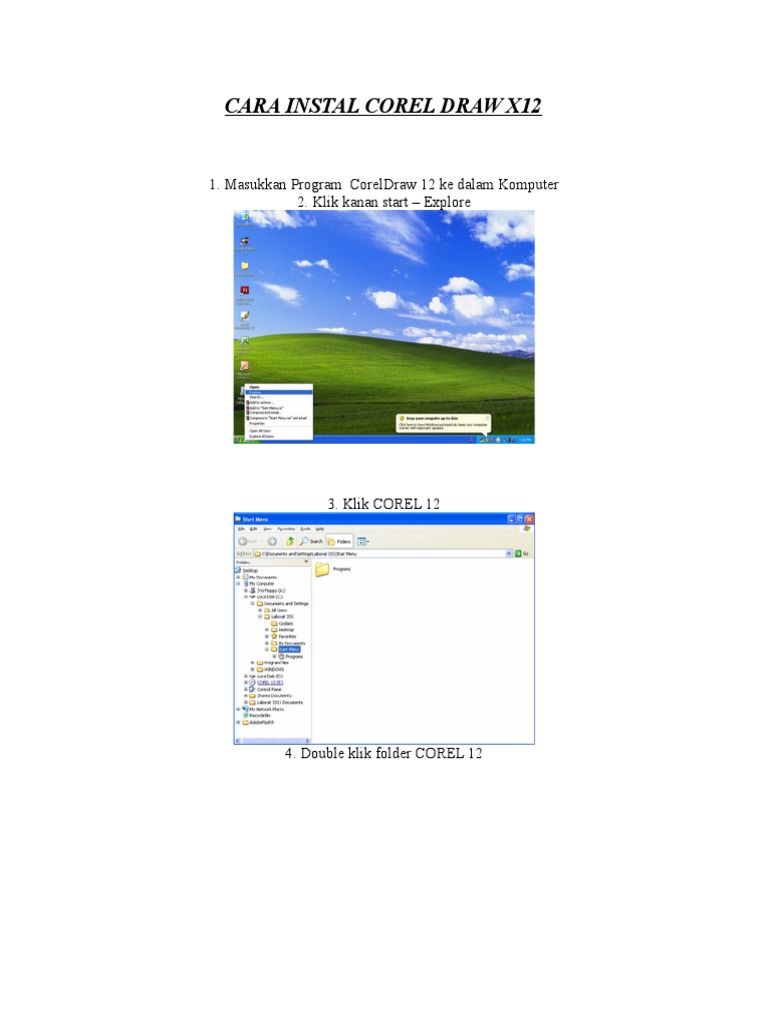 Cara Instal Corel Draw X12 | PDF