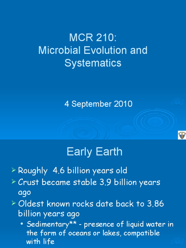 Microbial Evolution And Systematics Download Free Pdf Eukaryotes