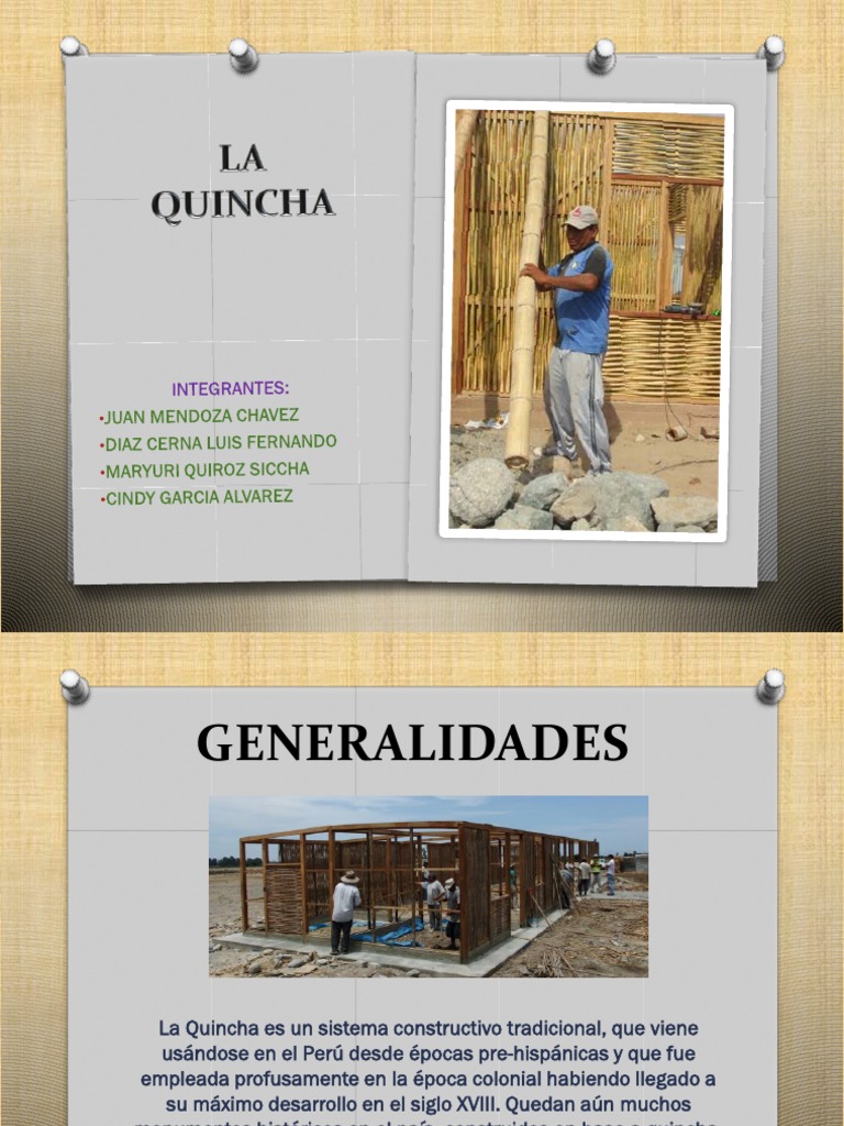 Quincha Expo | PDF | Madera | Materiales de construcción