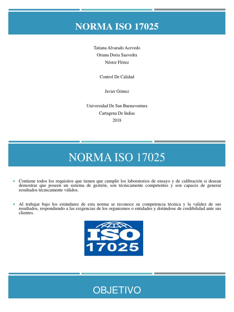 Normas ISO 17025 | PDF | Calibración | Calidad (comercial)