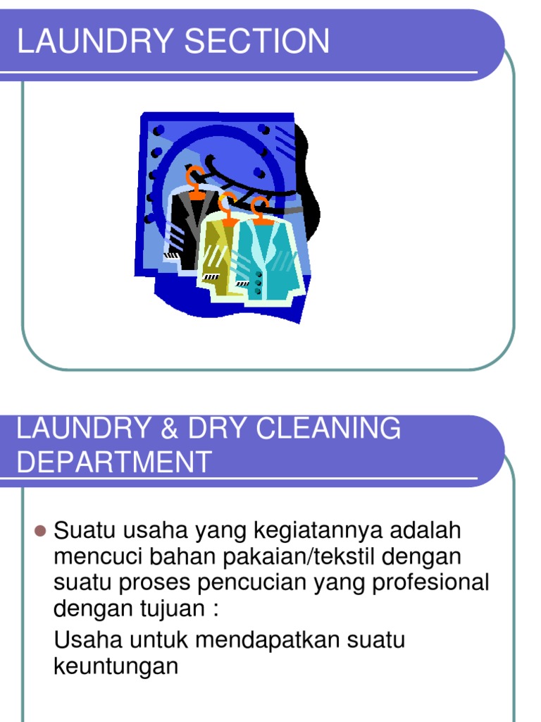 3 Laundry Section 20141021 | PDF | Griya & Taman