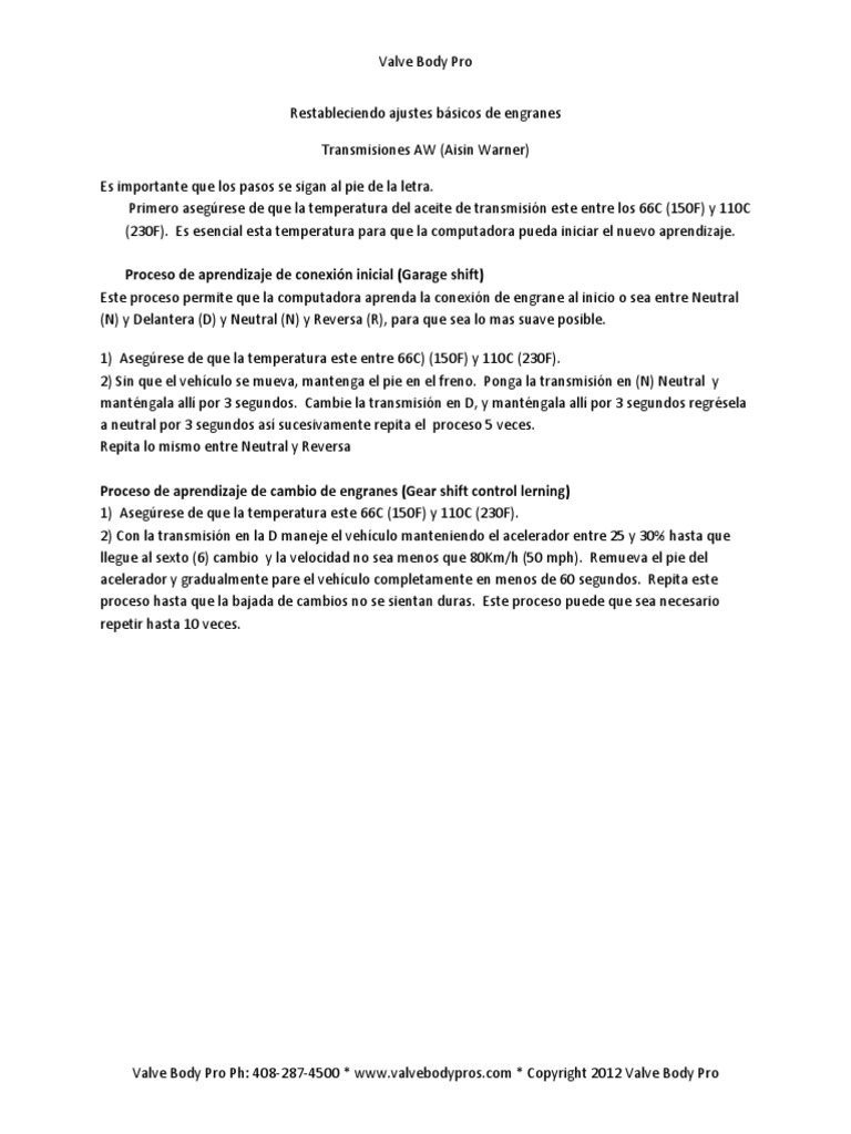 09g-09d TCM Relearn Spanish | PDF | Vehículos | Vehículo de motor