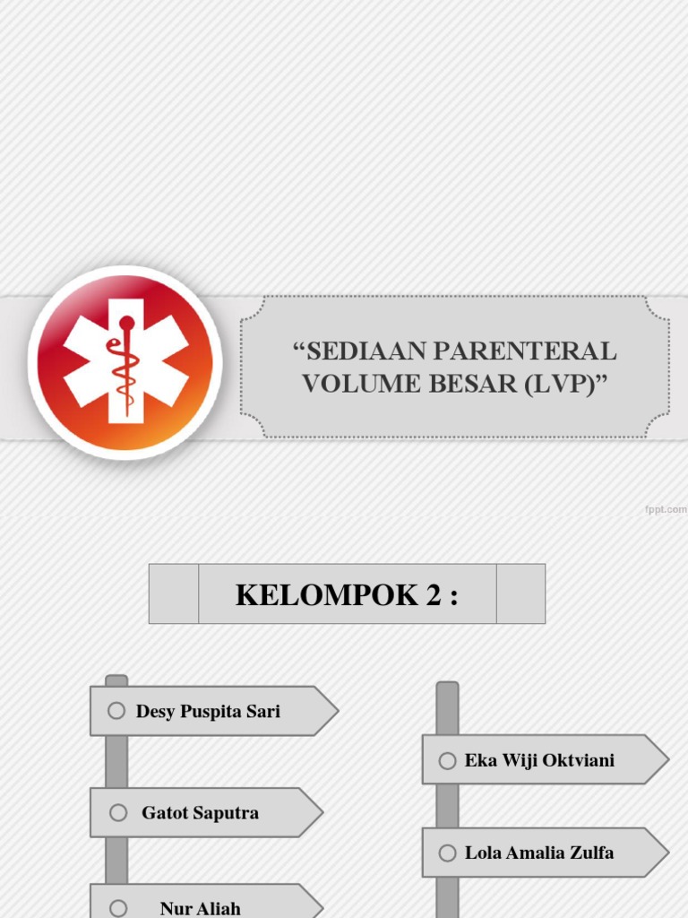 Ppt. FTS Steril (LVP) | PDF