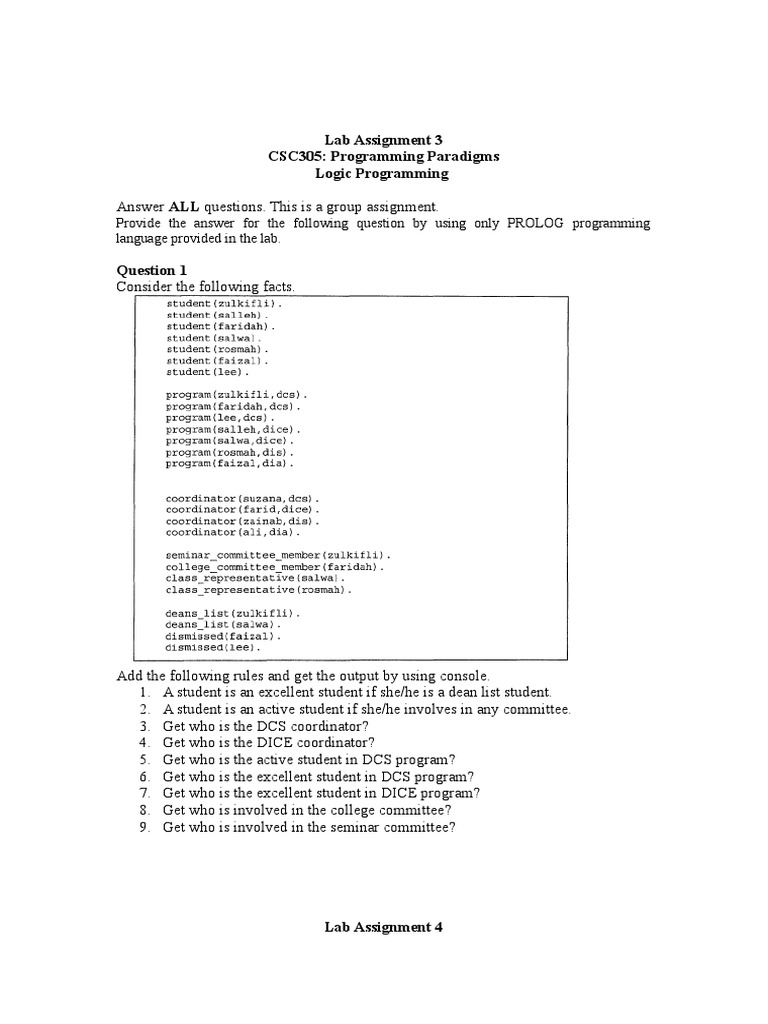 Lab Assignment 3 | PDF | Programming Language | Electrical Resistance ...