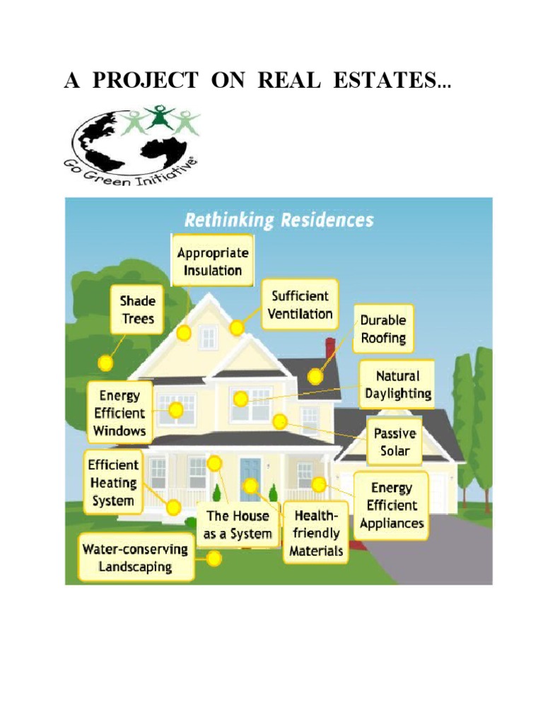 Green Real Estate Project Overview | PDF | Business | Home & Garden