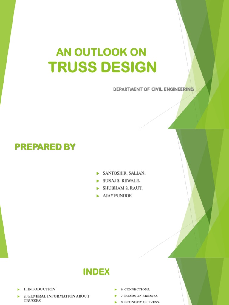Truss Design | PDF | Truss | Bridge
