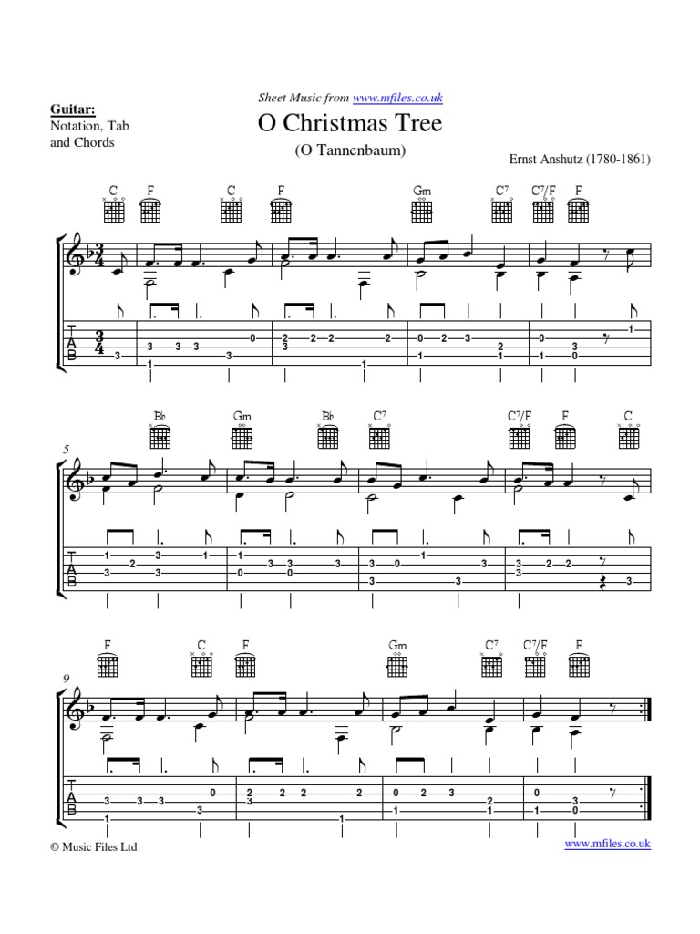 O Christmas Tree PDF | PDF | Musical Compositions | Musicology