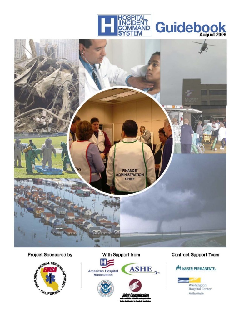 Hospital Incident Command System Guidebook 2006 | PDF | Incident ...
