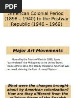 Timeline of Philippine Arts | PDF | Contemporary Art | Communication Design